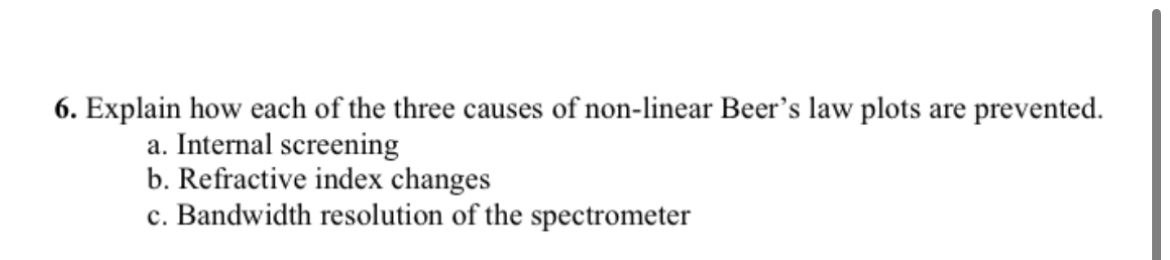 Solved Explain how each of the three causes of non-linear | Chegg.com