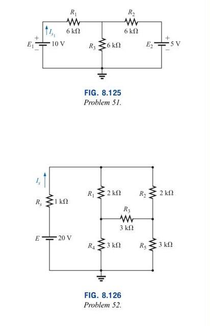 Solved FIG. 8.125 Problem 51. FIG. 8.126 Problem 52. | Chegg.com