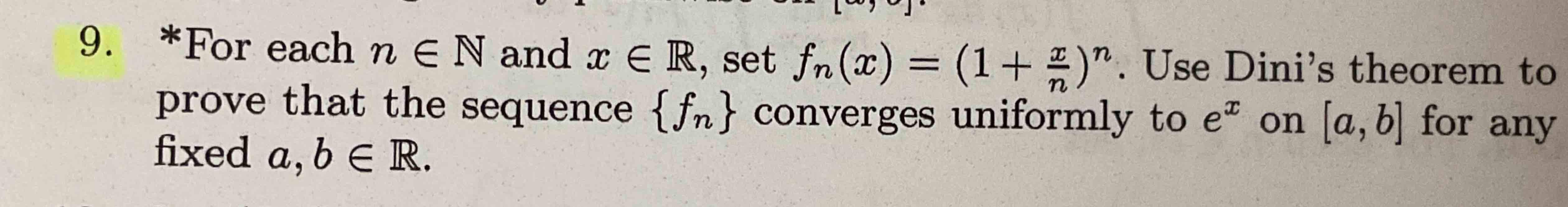 Solved 해법 보기*For ﻿each ninN and xinR, set fn(x)=(1+xn)n. | Chegg.com