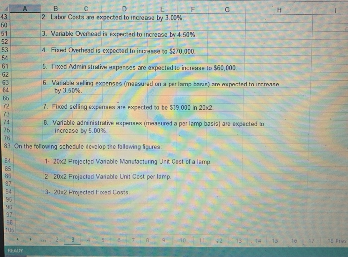 Solved انها 4 PART 1 Fixed and Variable Cost Determinations | Chegg.com
