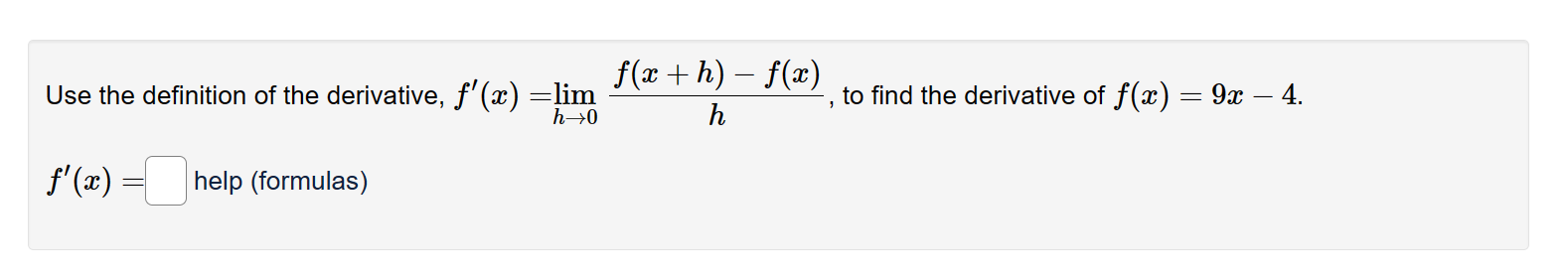 Solved Use the definition of the derivative, | Chegg.com