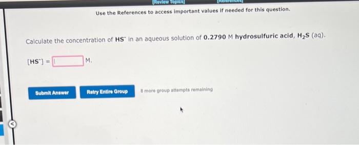 Solved Use the References to access important values if | Chegg.com