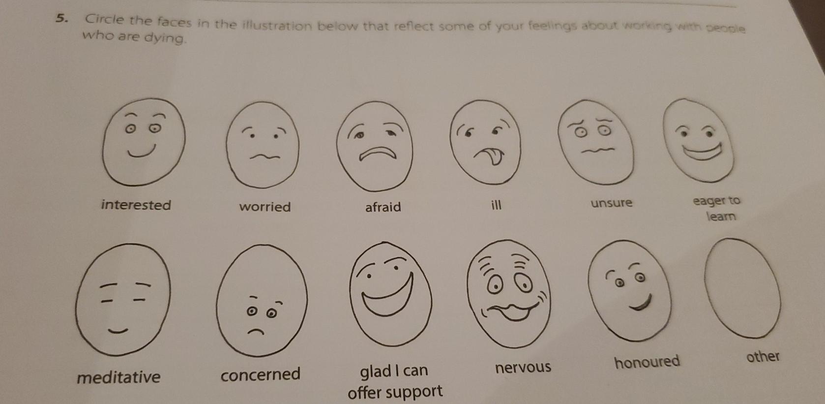Solved 5. Circle the faces in the itlustration below that | Chegg.com