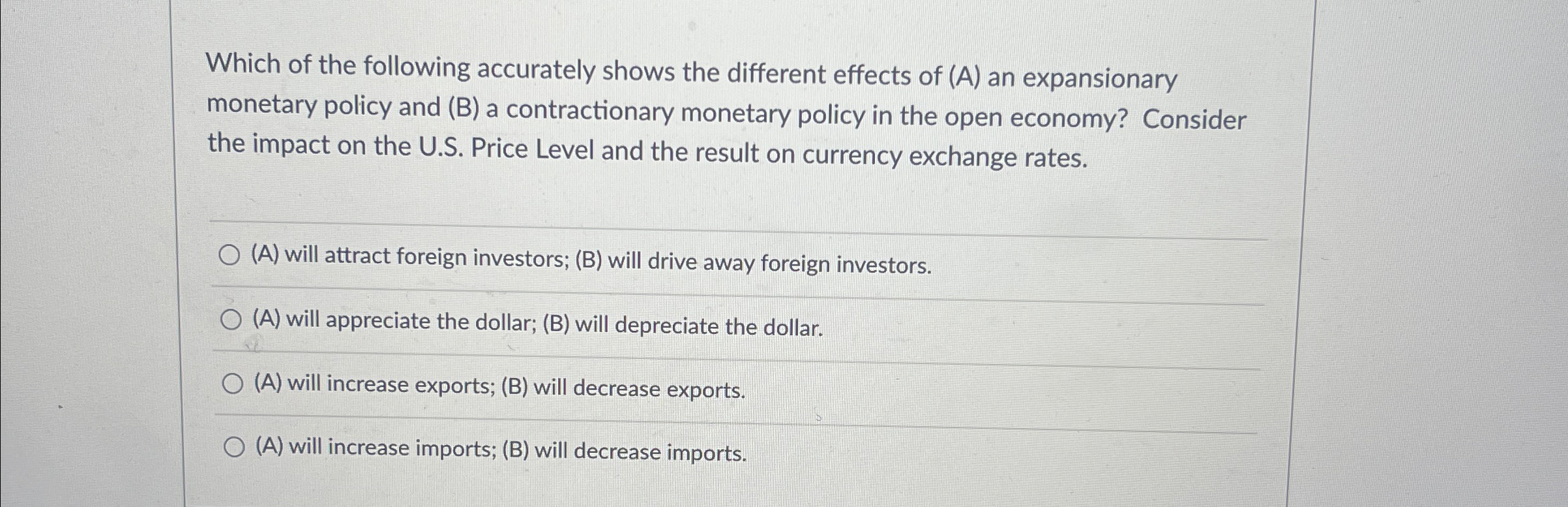 Which of the following accurately shows the different | Chegg.com