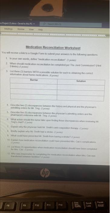 Case Study A1: Mr. Ting Mediration Reconciliztion on | Chegg.com