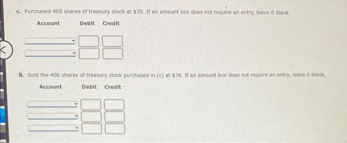 Solved Journalize the following stock-related transactions | Chegg.com