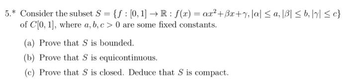 Solved 5.* Consider the subset | Chegg.com