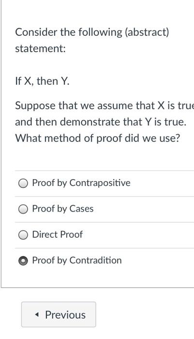 Solved Consider the following (abstract) statement: If X, | Chegg.com
