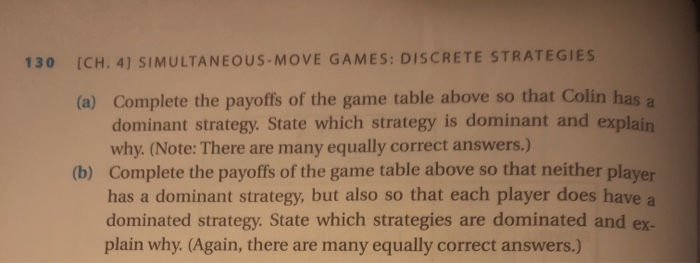 Solved 07. Consider the following game table: COLIN Left | Chegg.com