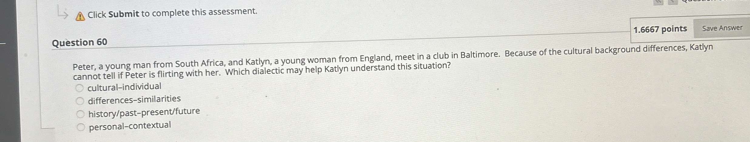 Solved Click Submit to complete this assessment.Question | Chegg.com