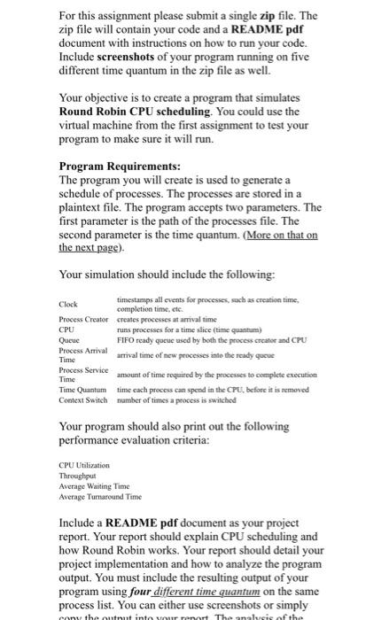 Solved For this assignment please submit a single zip file. | Chegg.com