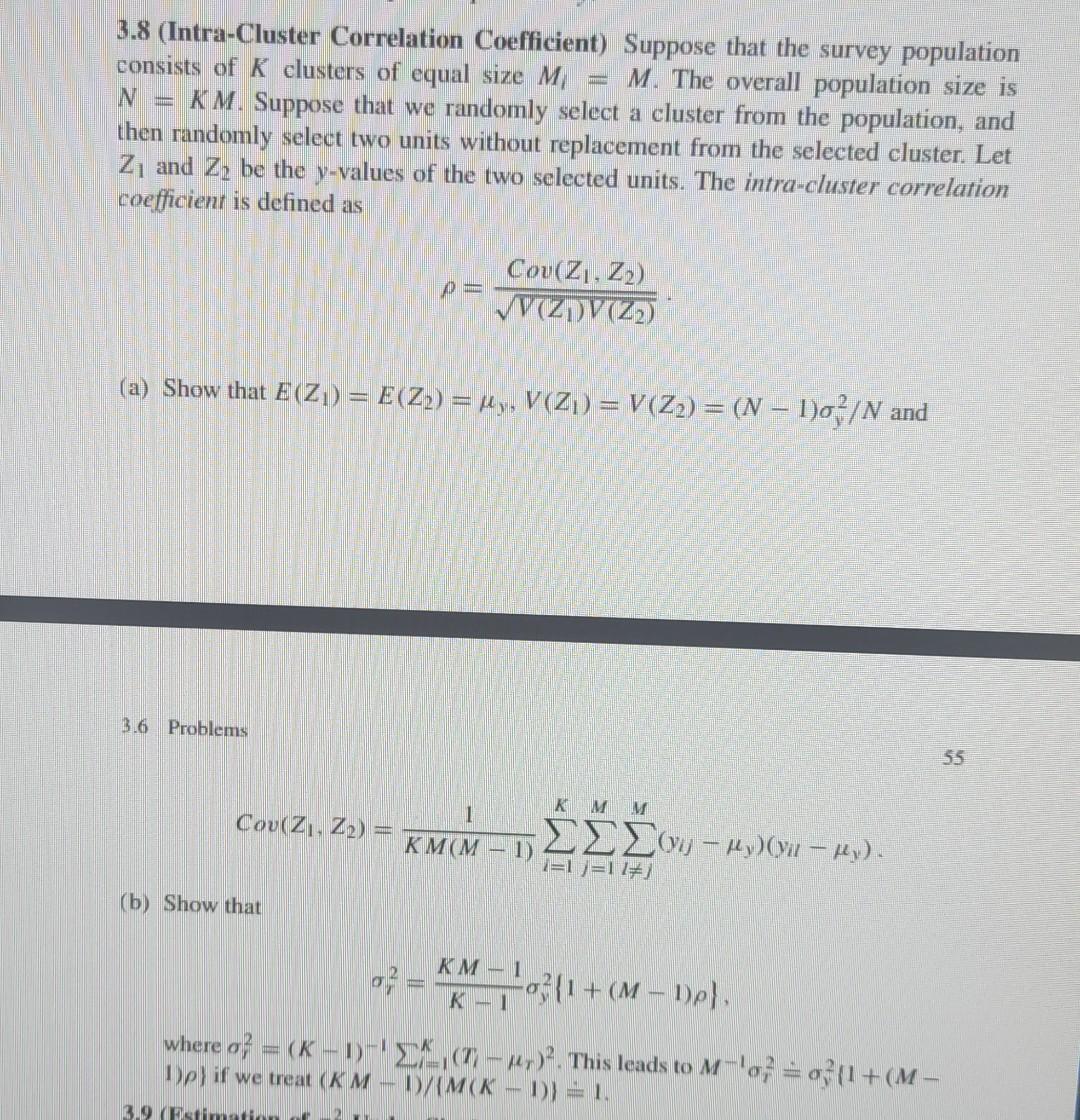 [solved] Prove Everything Step By Step 3 8 Intra Clu