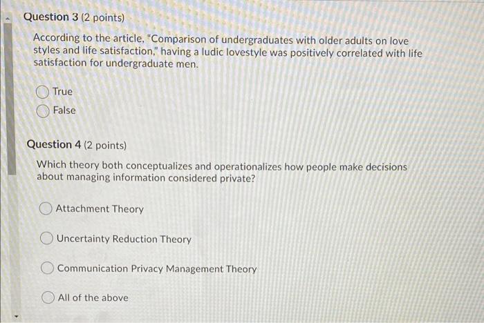 Solved Question 1 (2 points) Harry Harlow's work with rhesus | Chegg.com