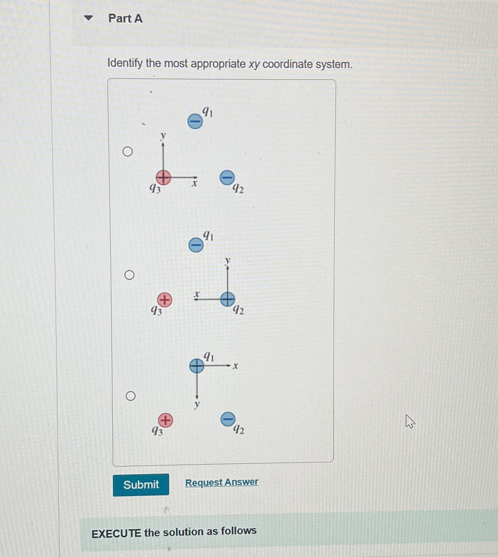 Solved Part AIdentify the most appropriate xy ﻿coordinate | Chegg.com