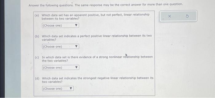 Solved Answer the following questions. The same response | Chegg.com