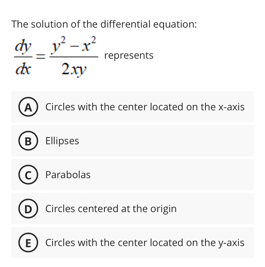 Solved The solution of the differential | Chegg.com