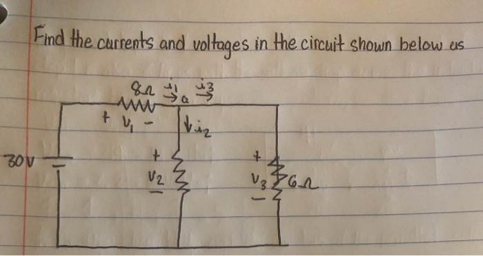 Solved solve for i1, i2 & i3. Using current law, ohm’s law | Chegg.com