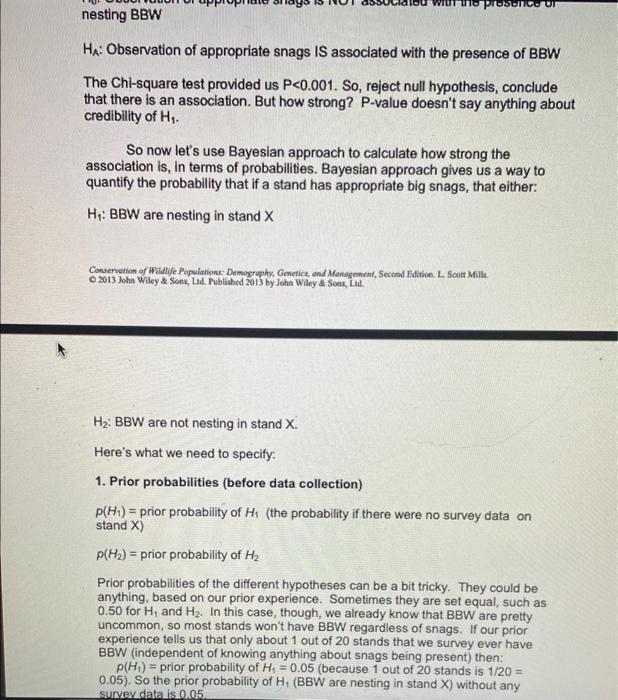 Part II: BAYESIAN APPROACHES (adapted from: Anderson | Chegg.com