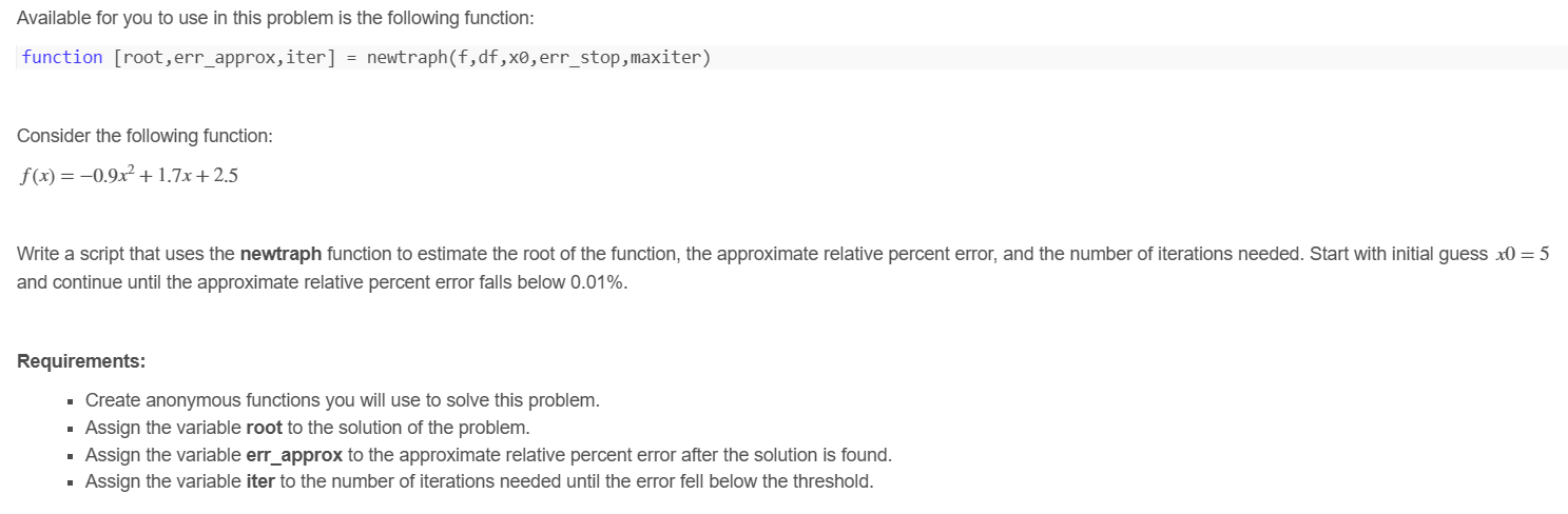 Solved Available for you to use in this problem is the | Chegg.com