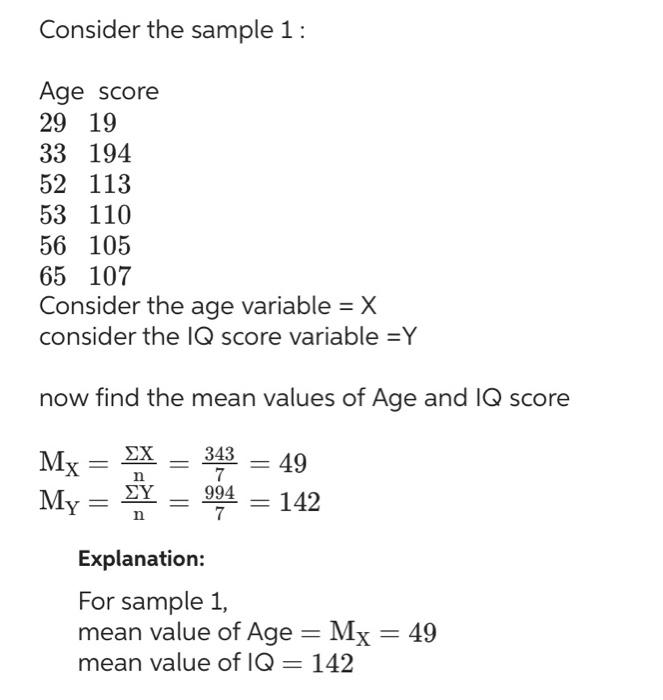 Solved Consider the sample 1 : Lursiuer ure age variable =X | Chegg.com