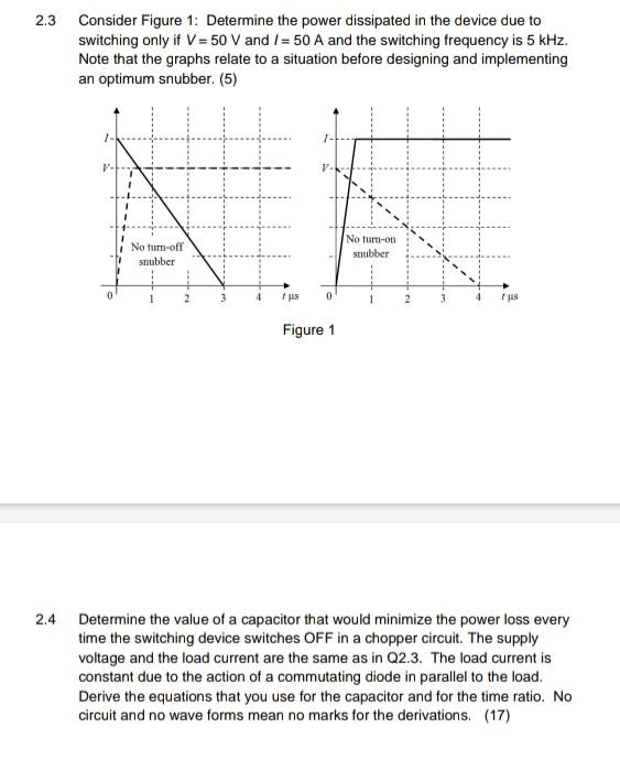 Solved 13 Consider Figure 1: Determine the power dissipated | Chegg.com