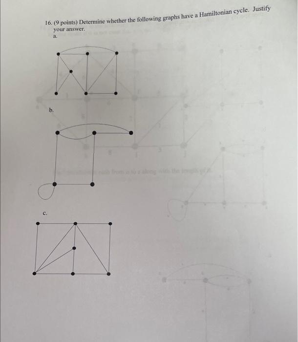 Solved 15. ( 9 points) Determine whether the following | Chegg.com Solved 15. ( 9 points) Determine whether the following | Chegg.com