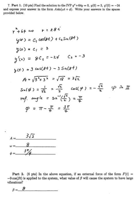 Solved answers are given, explain step by step how to do | Chegg.com