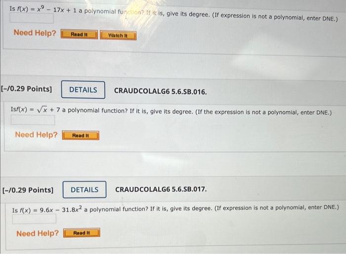 solved-is-f-x-x9-17x-1-a-polynomial-funcion-if-it-is-give-chegg