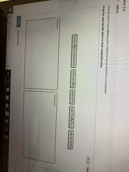 Solved lem 3.2 Part A Classify each of the following pure | Chegg.com