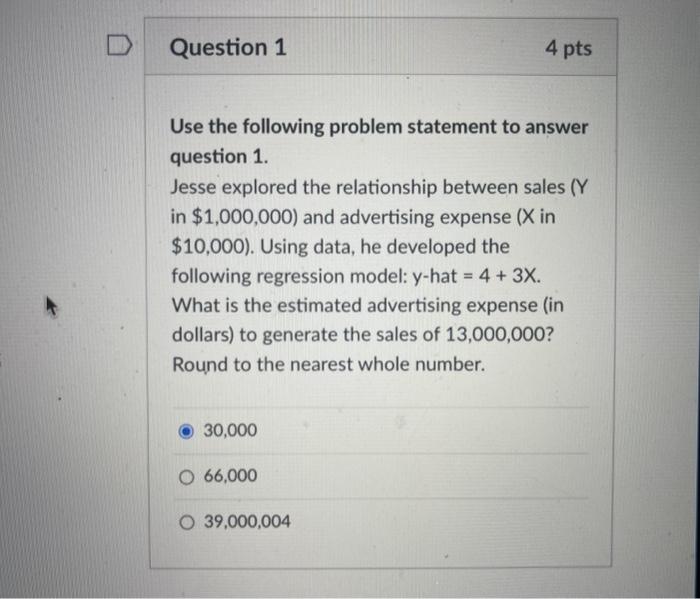 Solved Use the following problem statement to answer | Chegg.com