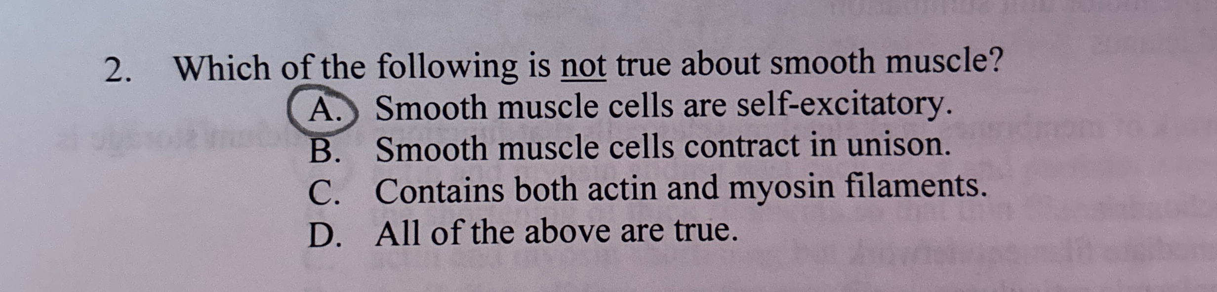 Solved Which of the following is not true about smooth | Chegg.com
