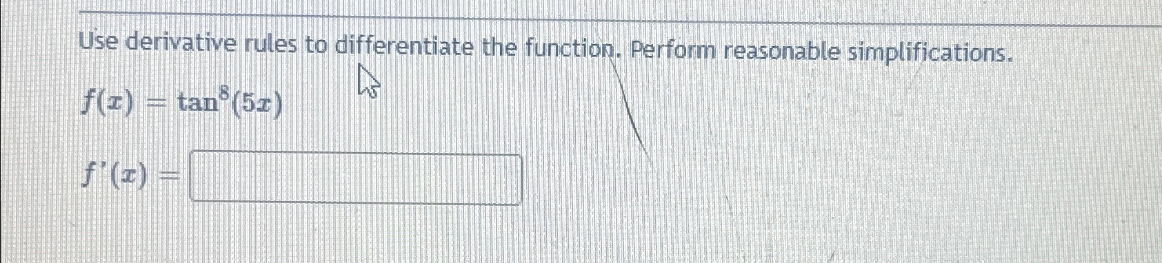 Solved Use derivative rules to differentiate the function. | Chegg.com
