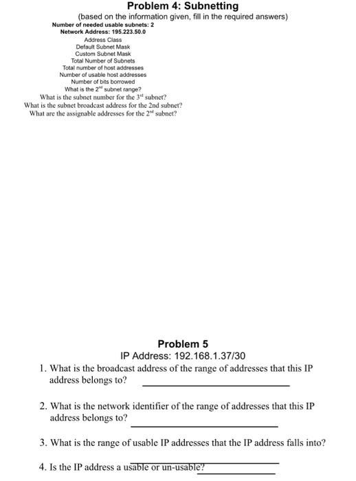 Solved b. IP addresses are normally shown with four decimal | Chegg.com