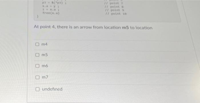 Solved Consider the C code below and the box-circle diagram | Chegg.com