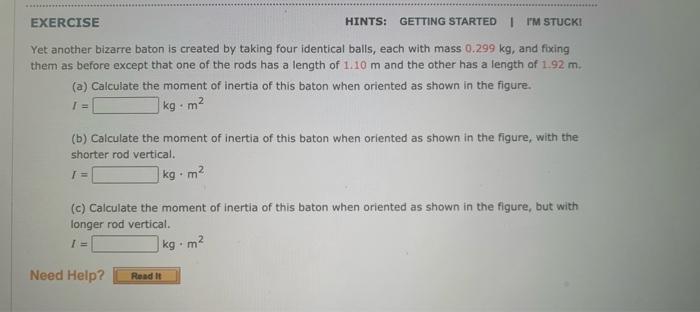 Solved EXERCISE HINTS: GETTING STARTED I I'M STUCK! Yet | Chegg.com