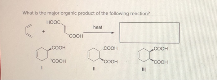 Solved What is the major organic product of the following | Chegg.com