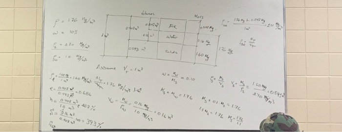 Solved Geotechnical engjneering. Please show phase diagram | Chegg.com