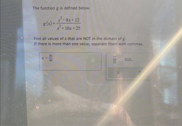 Solved The function g is defined below. | Chegg.com