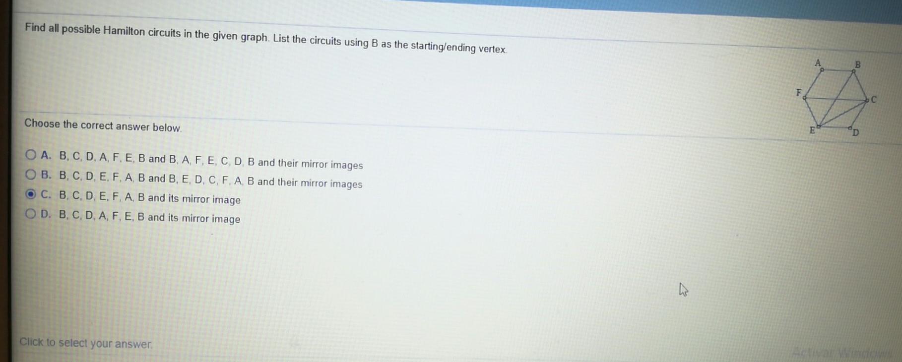 Solved Find all possible Hamilton circuits in the given | Chegg.com