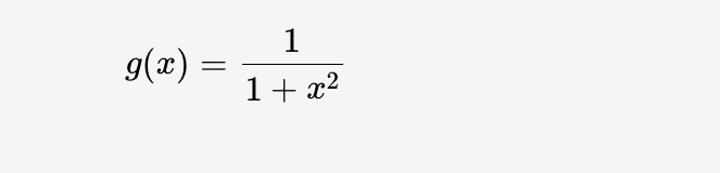 Solved g(x)=11+x2 ﻿ Find the derivative | Chegg.com