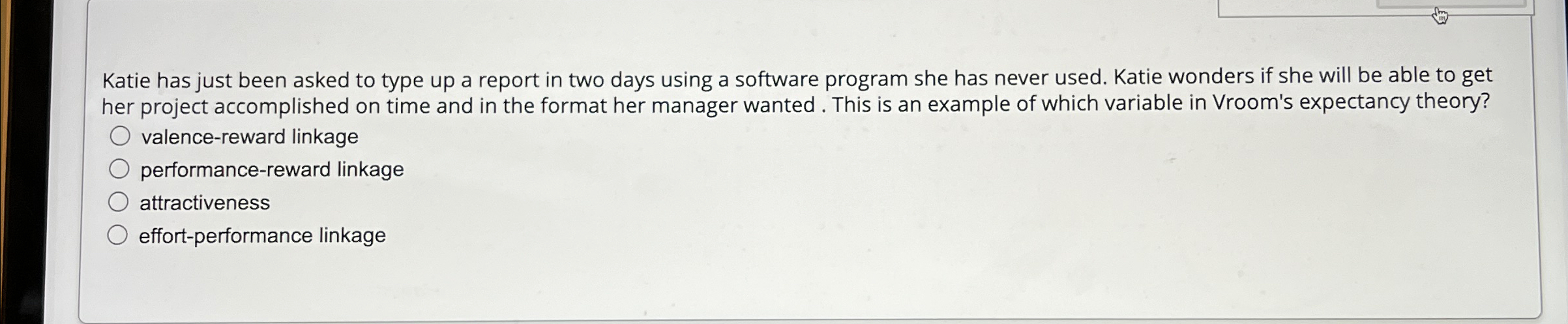 Solved Katie has just been asked to type up a report in two | Chegg.com