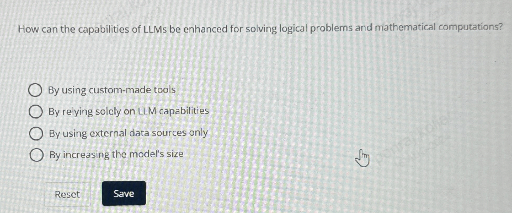 Solved How can the capabilities of LLMs be enhanced for | Chegg.com