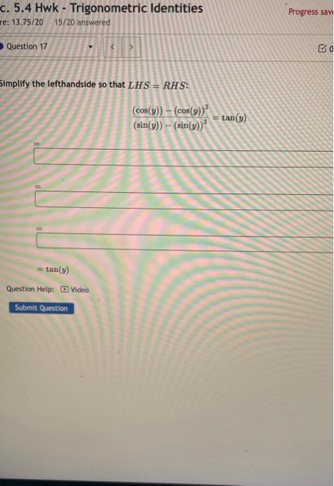 Solved Simplify the lefthandside so that LHS=RHS : | Chegg.com
