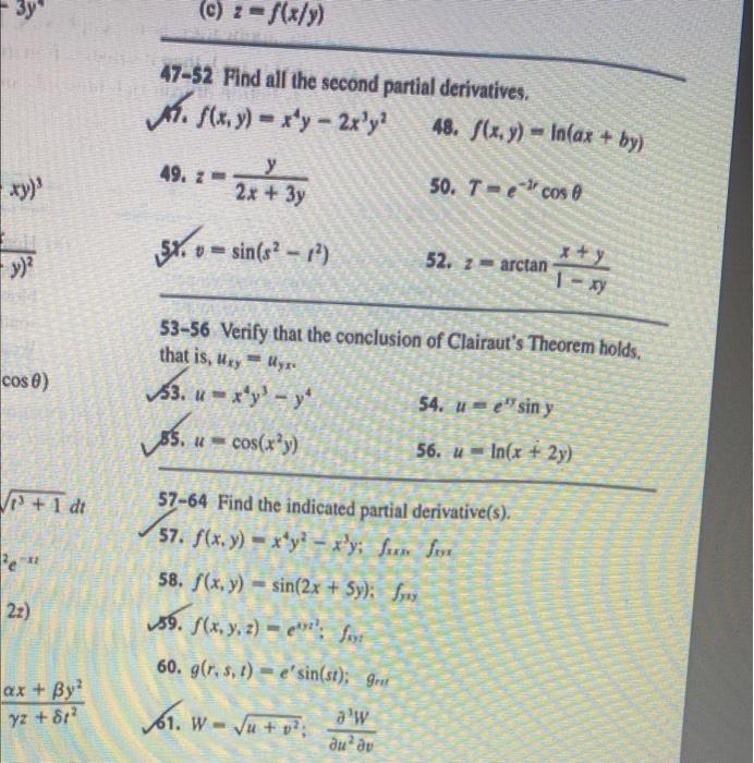 Solved 7-16 Find and sketch the domain of the function. 7. | Chegg.com