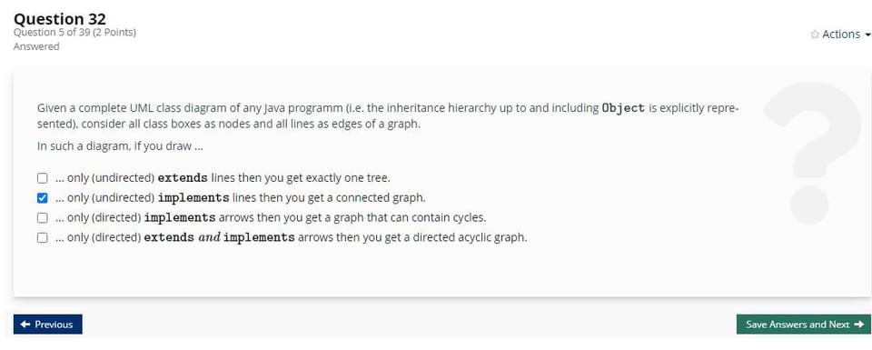 Solved Given a complete UML class diagram of any Java | Chegg.com