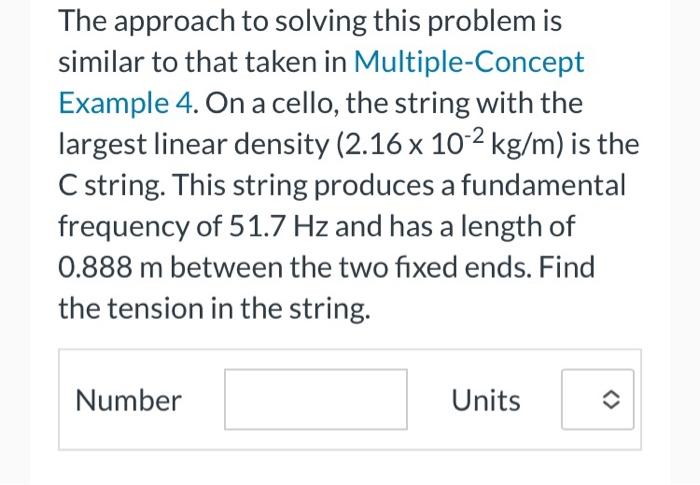 Solved The approach to solving this problem is similar to | Chegg.com
