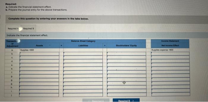 Solved Exercise 4-12 (Algo) Record transactions and | Chegg.com