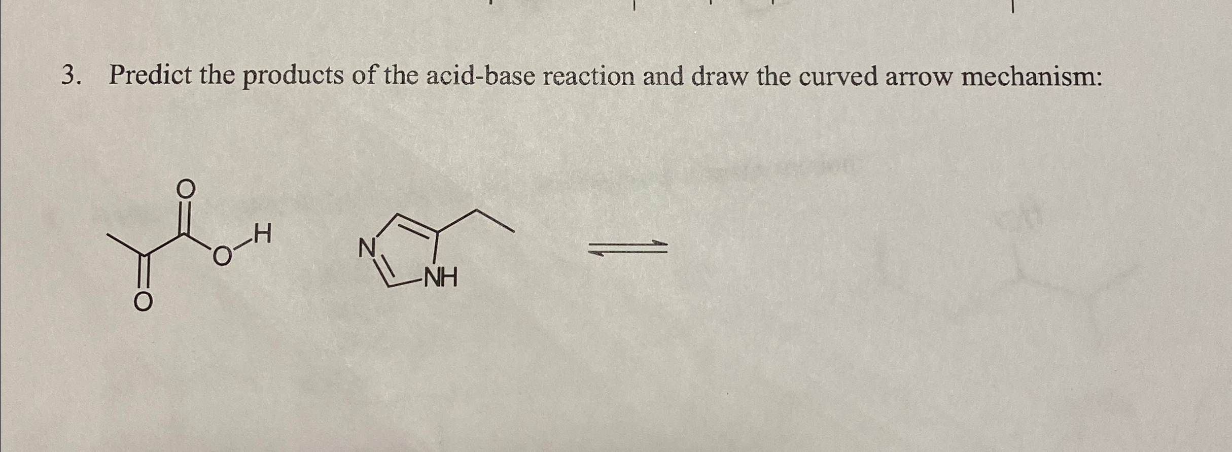 Solved Predict the products of the acid-base reaction and | Chegg.com