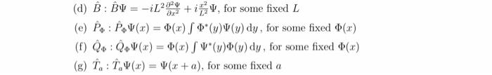 Solved Linear operators are linear maps from the Hilbert | Chegg.com