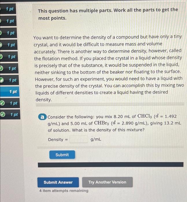 Solved This question has multiple parts. Work all the parts | Chegg.com
